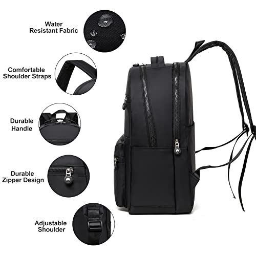 Gooday Business Travel Laptop Backpack for Men & Women,Nylon Waterproof Fabric Protects Laptop
