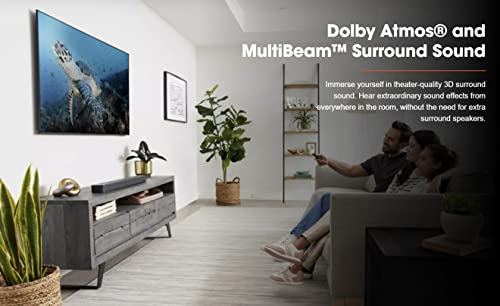 SAMSUNG QN55Q80CAFXZA 55 Inch 4K QLED Direct Full Array with Dolby Smart TV with a BAR-300 5.0ch Soundbar with MultiBeam Sound and Dolby Atmos (2023)(USED)