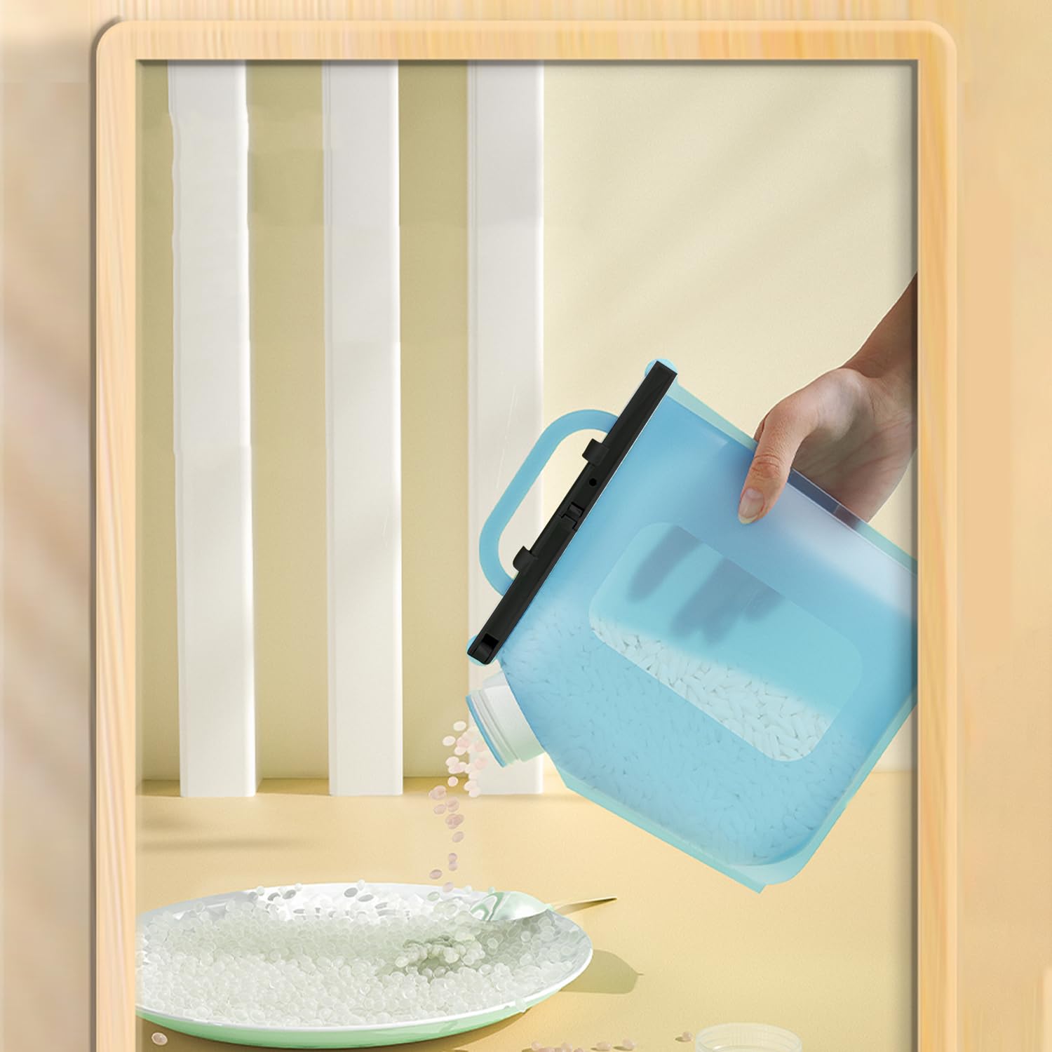 Reusable Silicone Food Storage Bag,100% BPA Free Retain Freshness Containers with Snap Fastener and Portable Hook,Sealing and High-Temperature Resistance for Grain, Fruit, Liquid