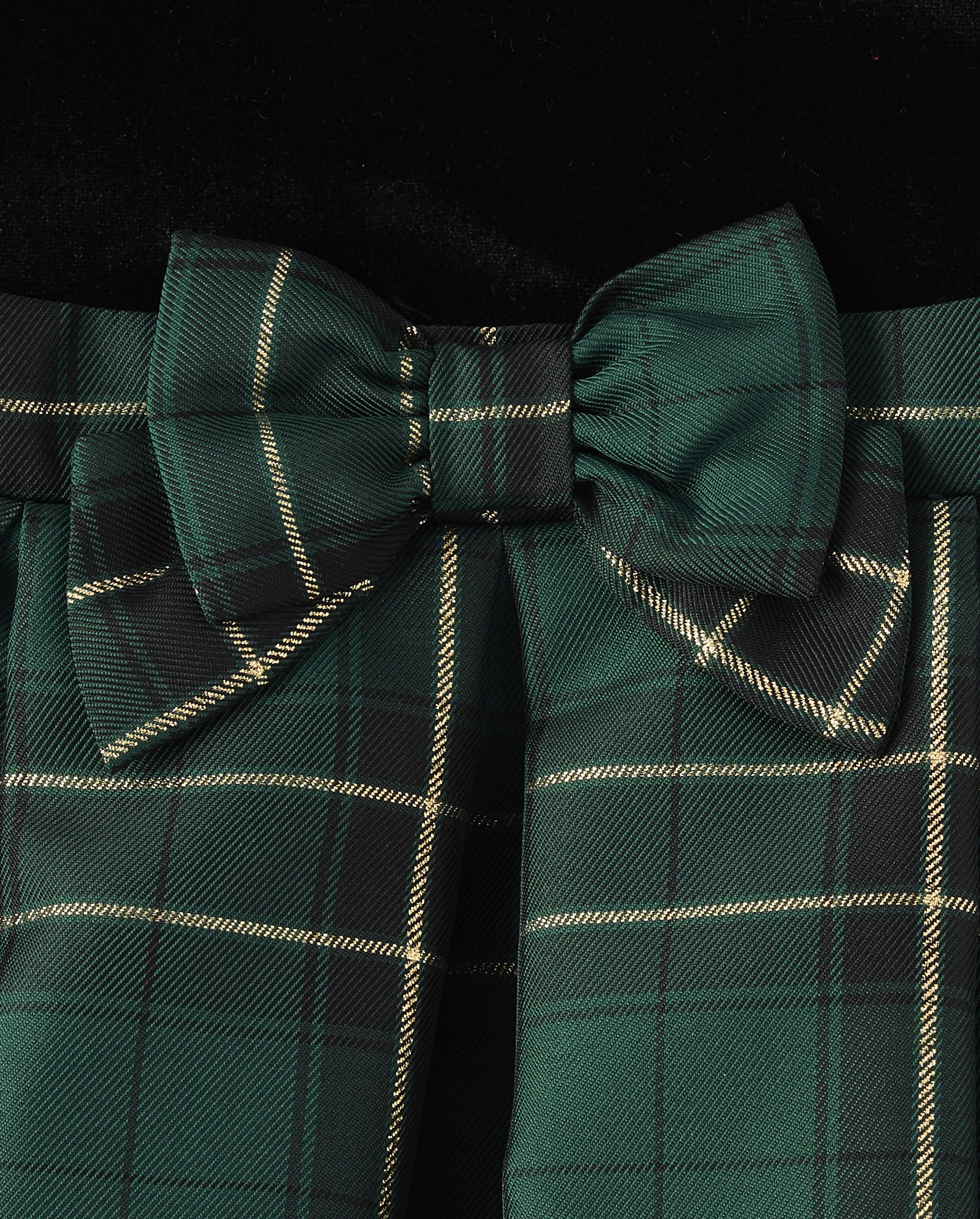 The Children's Place,and Newborn Holiday Dress,12-18 Months Green Plaid