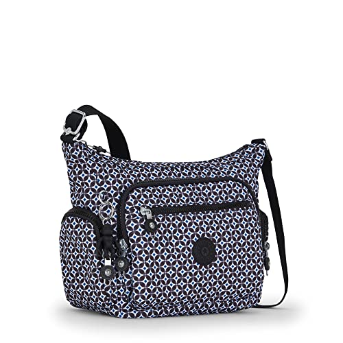 Kipling Gabbie Small Printed Crossbody Bag Blackish Tile