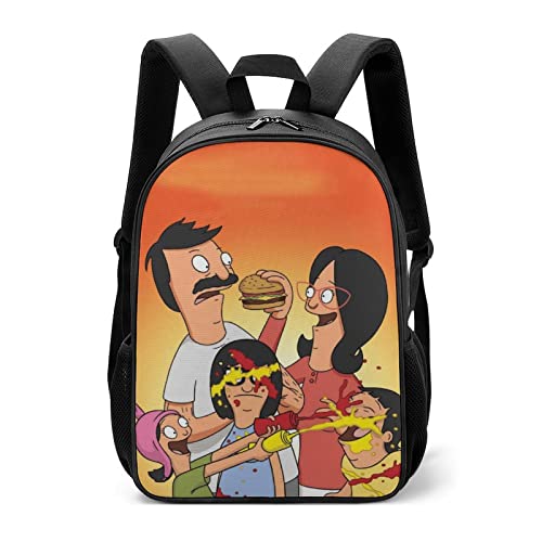 Bob's Happiness Burgers Student Backpack School Bag Multipurpose Daypack Satchel Rucksack For Girls Boys