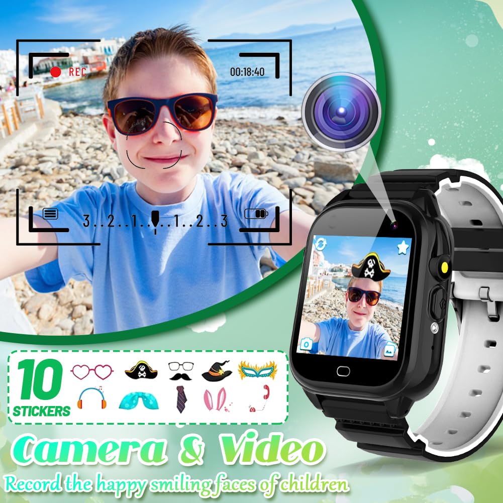 Waterproof Smart Watch with Games HD Camera Music Player