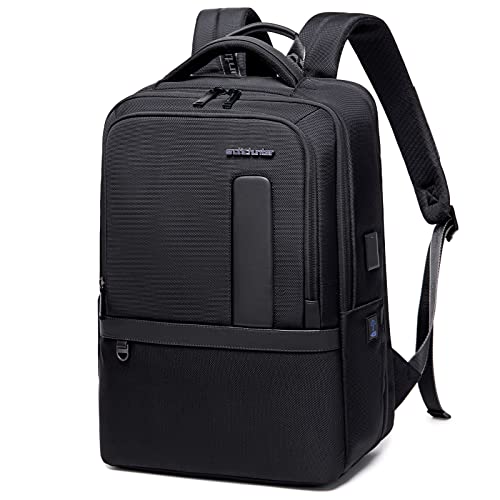Arctic Hunter 15.6 inch Large-Capacity Backpack Laptop Backpack Men Business Travel Bag School Bag Multifunctional Black