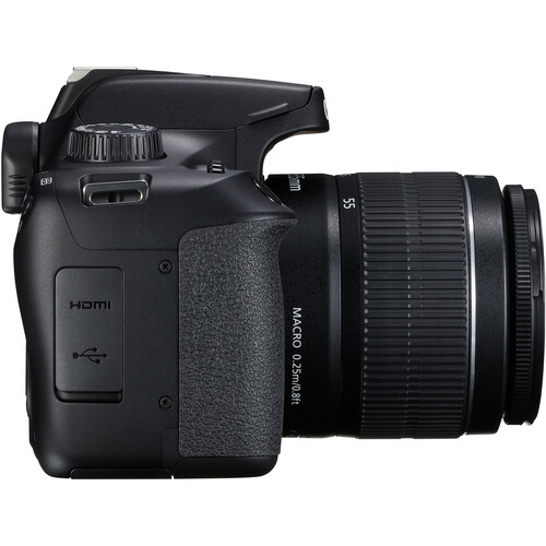 Canon EOS Rebel T100/4000D DSLR Camera w EF-S 18-55mm F/3.5-5.6 Zoom Lens+case+128Memory Cards (24PC) (Renewed)