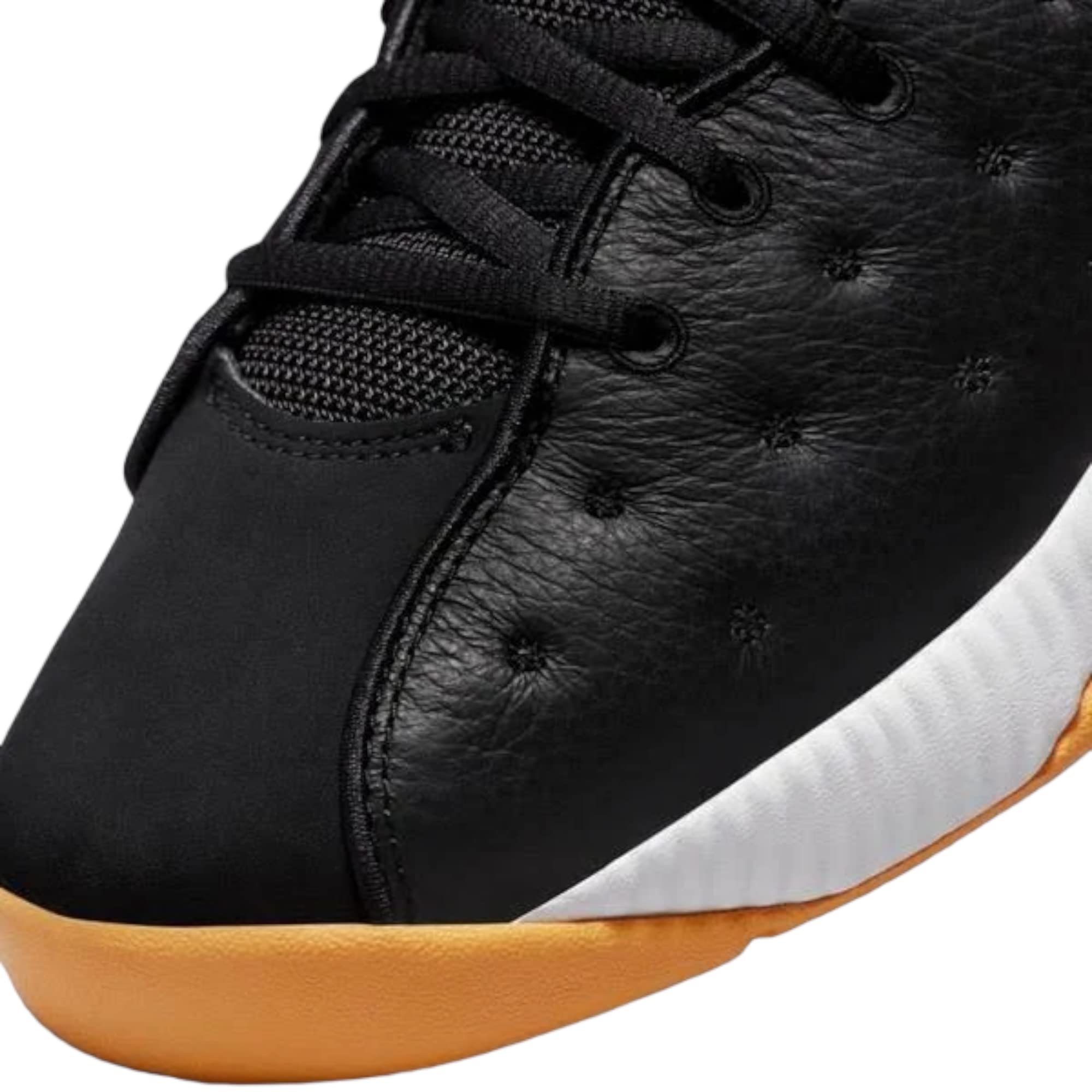 Nike Men's Jordan Jumpman Team II Basketball Shoe, Black/Taxi/White, 9.5 US
