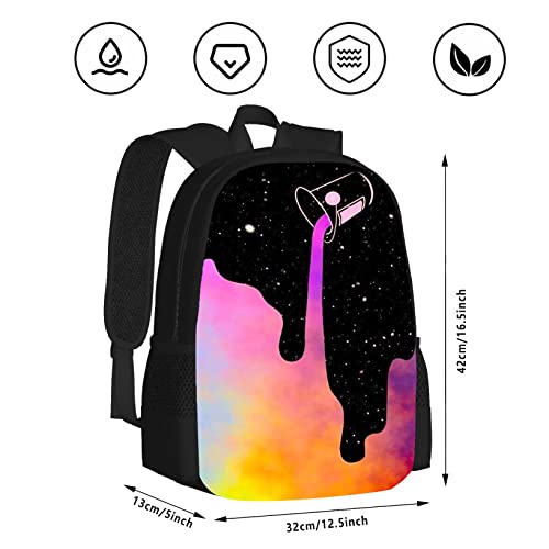 Unisex Backpack Anime Bag Cartoon Laptop Backpack Pencil Case 16.5 Inch 3D Printed Daypacks -4