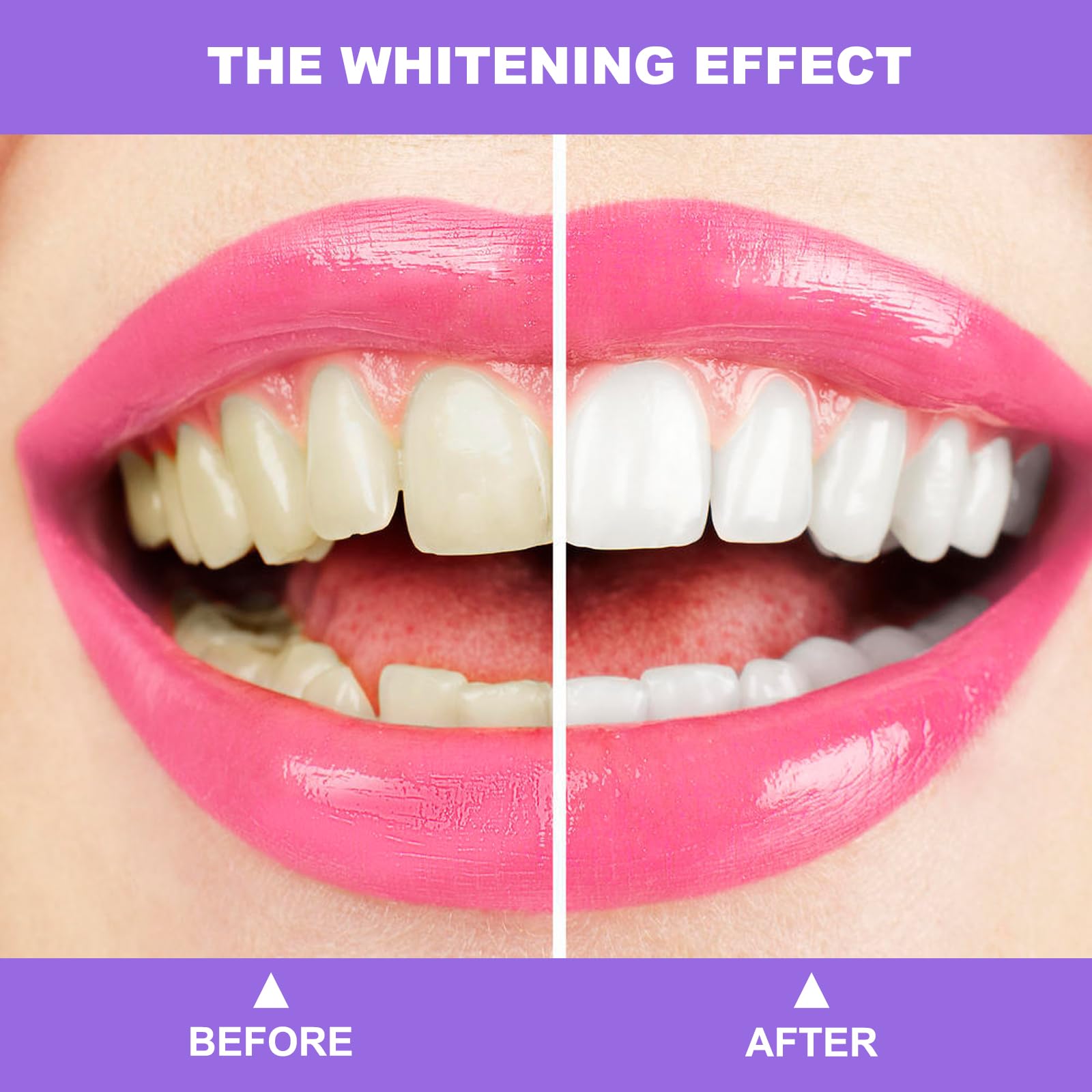 QrBxa Purple Toothpaste for Teeth Whitening,Teeth Whitening Booster,Tooth Stain Removal,Teeth Whitener,Purple Whitening Toothpaste