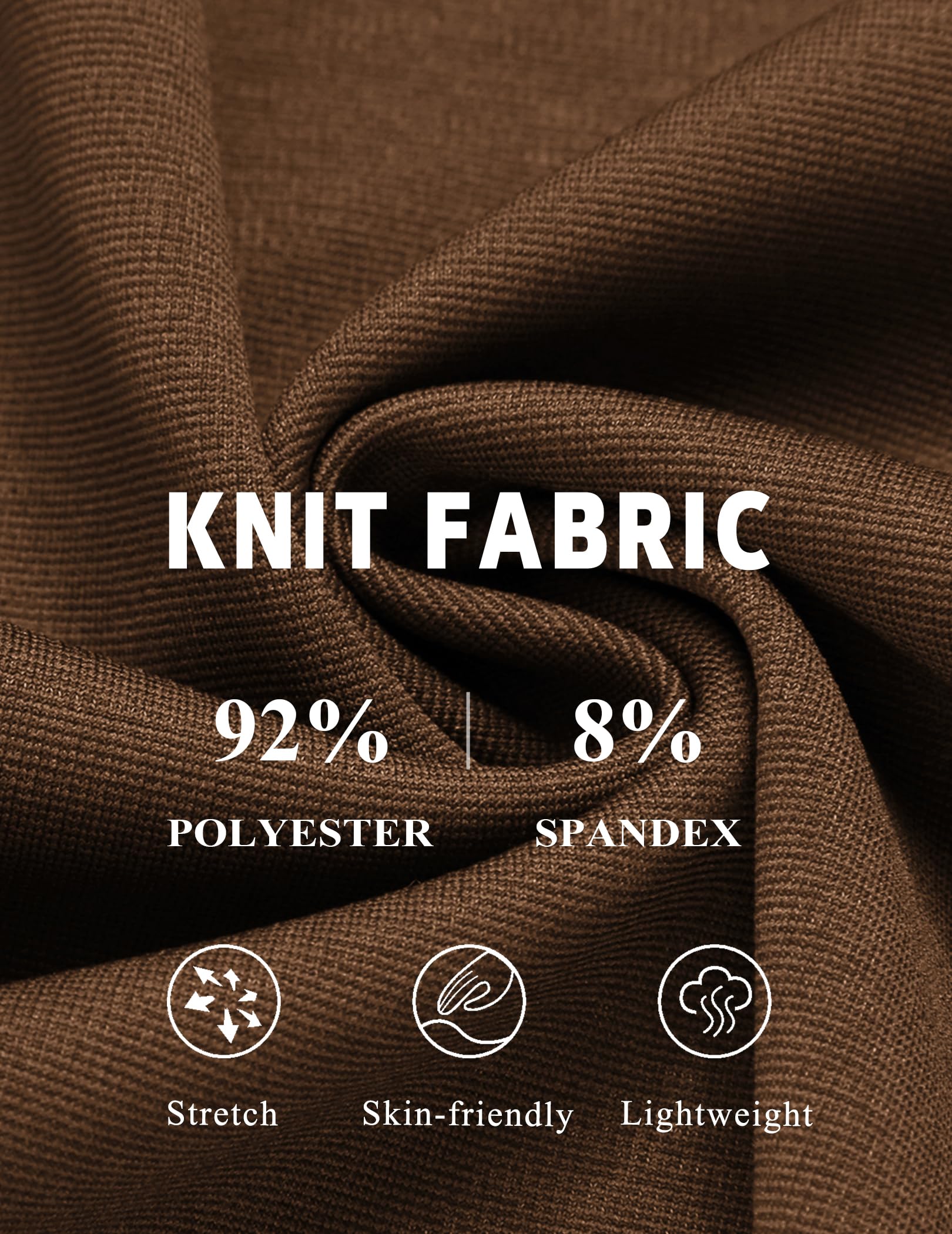 COOFANDY Men's Knit Blazer Jacket Lightweight Sport Coats Brown Casual Suit Jackets Brown XXL