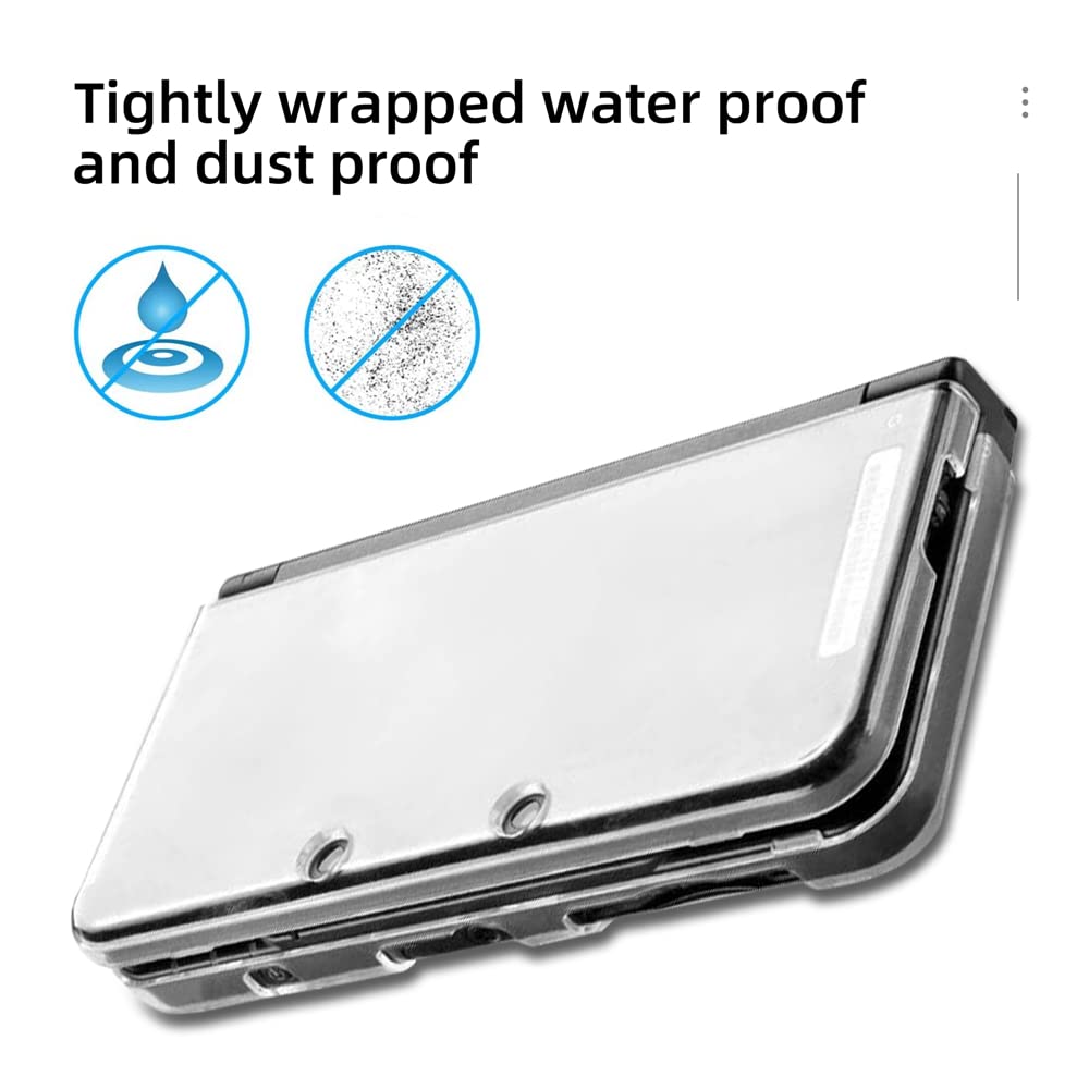 Protective Case for Nintendo New 3DS XL LL,Crystal Clear Hard Shell Cover Skin Ultra Clear Anti-Scratch Accessory