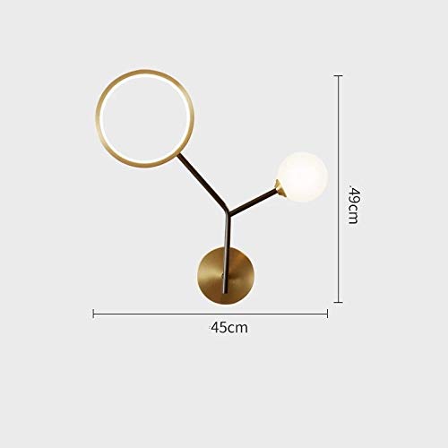 Lámpara De Pared Moderna Dormitorio Pasillo De Noche Pasillo Lámpara De Sala De Estar Rama De árbol De Cobre Villa Apartamento Escalera Lámpara De Pared Lámpara De Pared