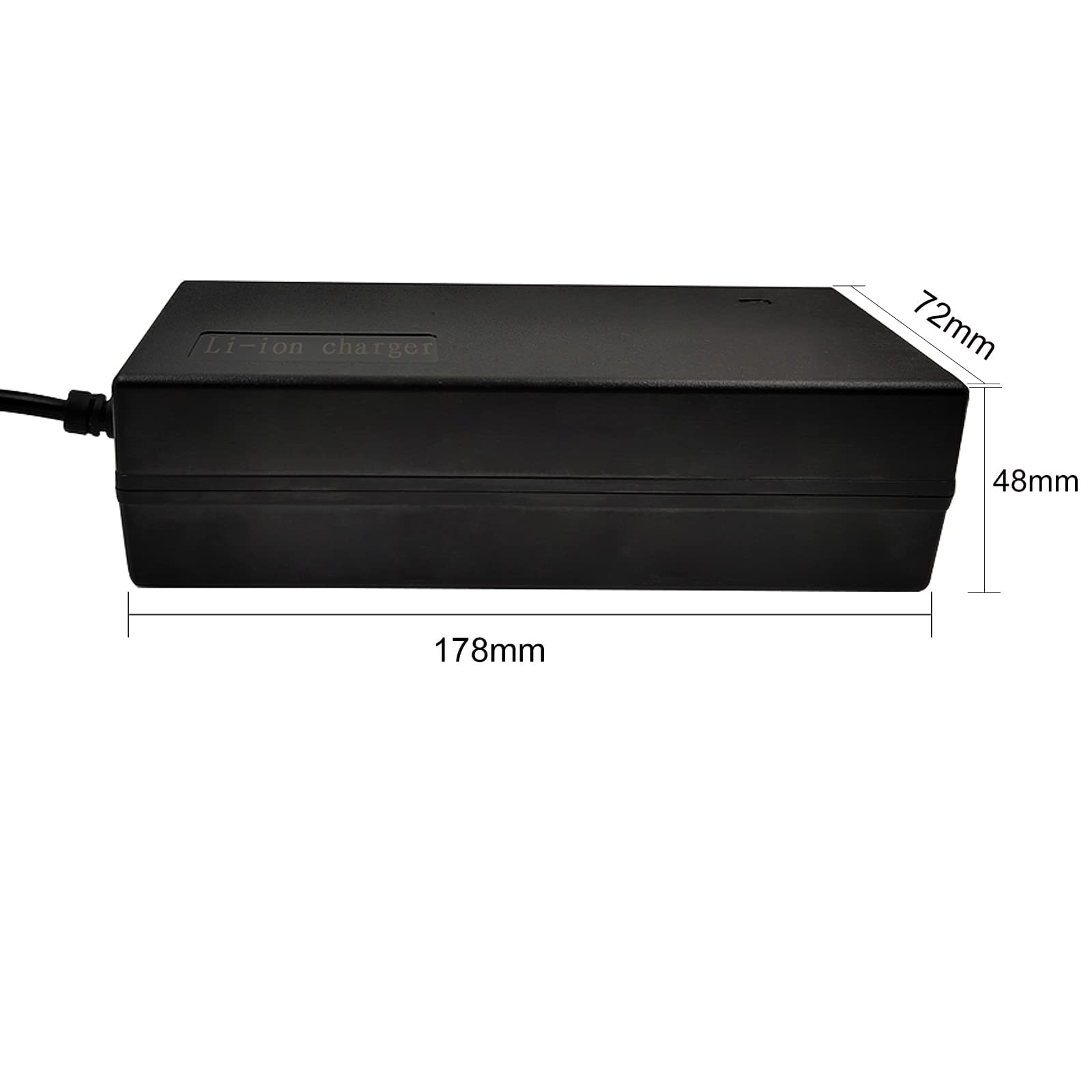 Rdideal 54.6V 2A Electric Bicycle Electric Scooter Battery Charger 54.6V Li-ion Battery 48V 13S (not Applicable to Lead-Acid Batteries)(- Ships from US Warehouse, 3-7 Days delivery)