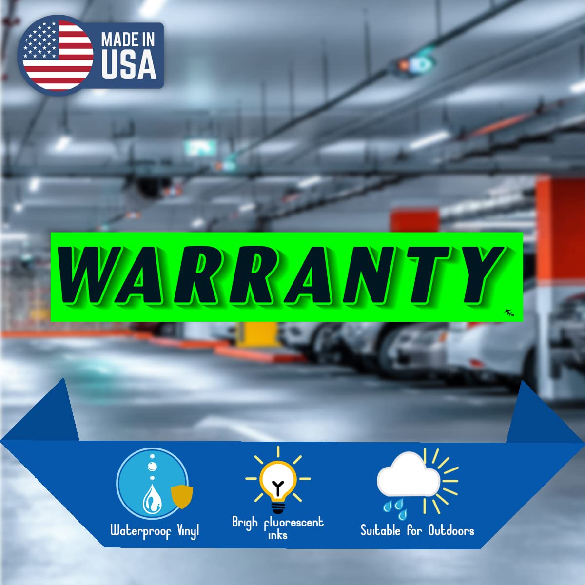 VERSA-TAGS 7.5" Black/Green Vinyl Number Decals 11 Dozen Set Windshield Pricing & 1 Pack of Each of Extra Clean, Financing Available, Warranty 14.5" x 2.75" Sticker Windshield Decal Auto Dealership
