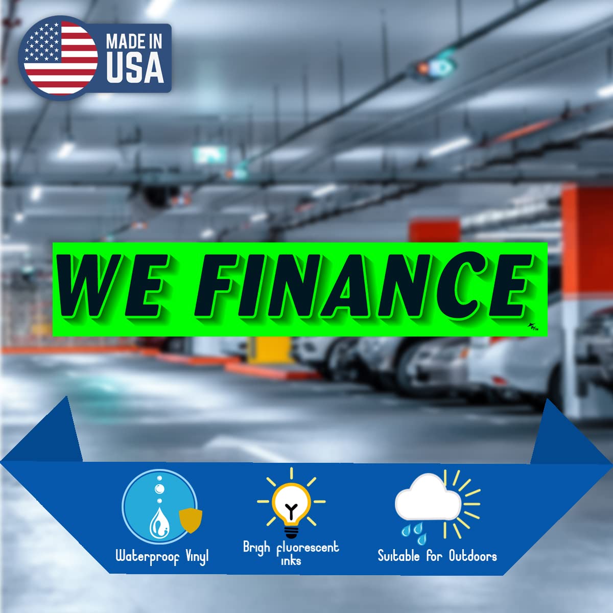 VERSA-TAGS 7.5" Black/Green Vinyl Number Decals 11 Dozen Set Windshield Pricing & 1 Pack of Each of Extra Clean, Financing Available, We Finance 14.5" x 2.75" Sticker Windshield Decal Auto Dealership