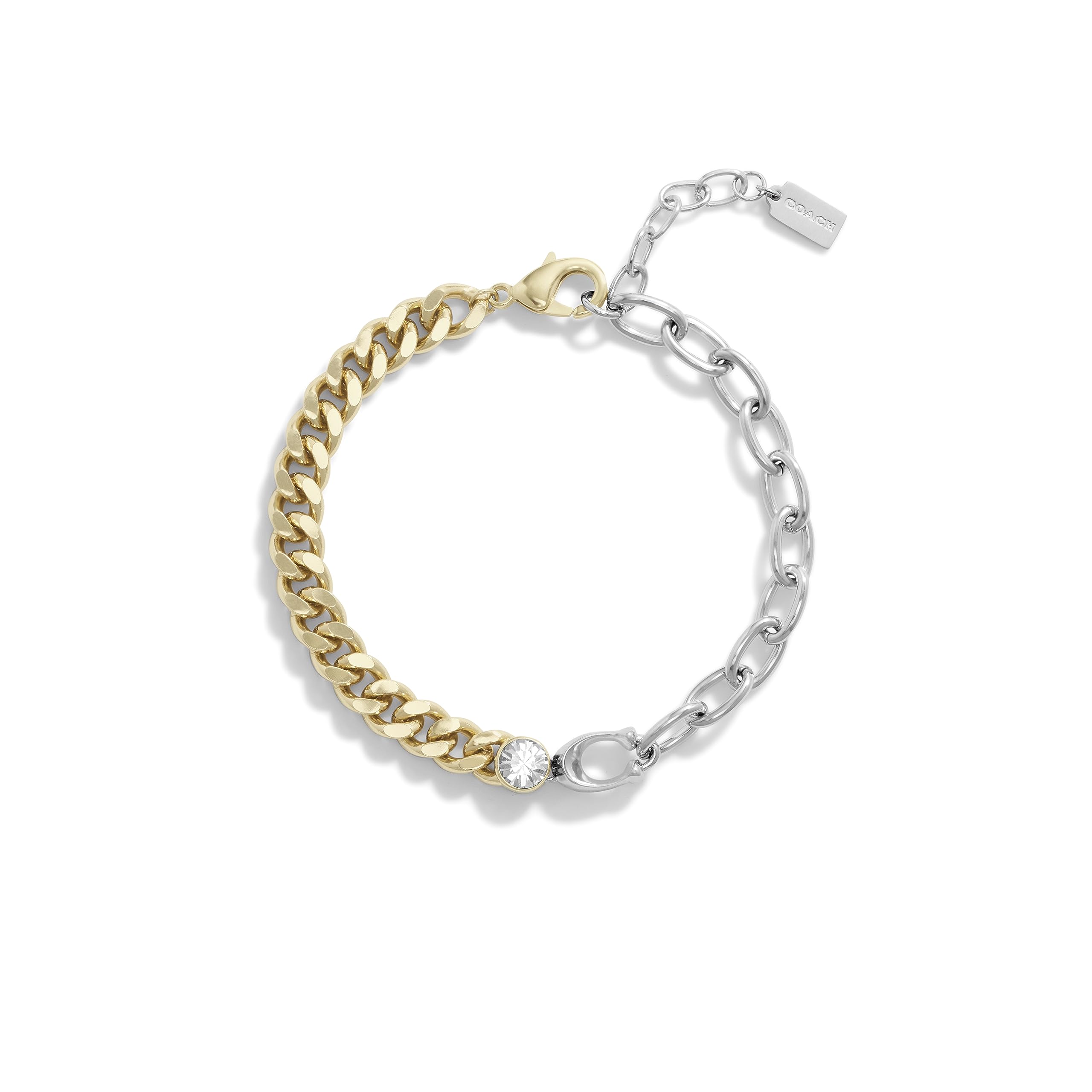 Coach Women's Signature Mixed Chain Bracelet
