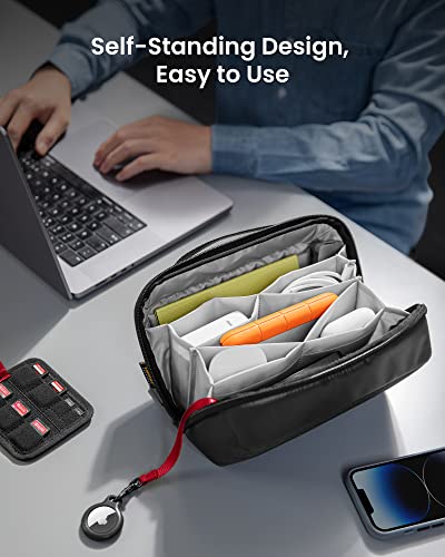 tomtoc Bundle Set Travel Backpack 40L & Electronic Organizer Accessory Tech Pouch