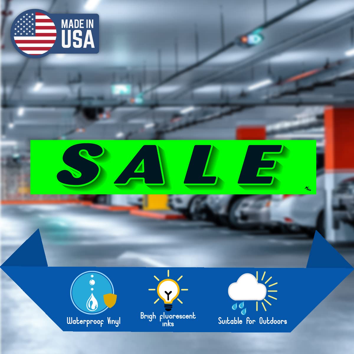 VERSA-TAGS 7.5" Black/Green Vinyl Number Decals 11 Dozen Set Windshield Pricing & 1 Pack of Each of Extra Clean, Financing Available, Sale 14.5" x 2.75" Sticker Windshield Decal Auto Dealership