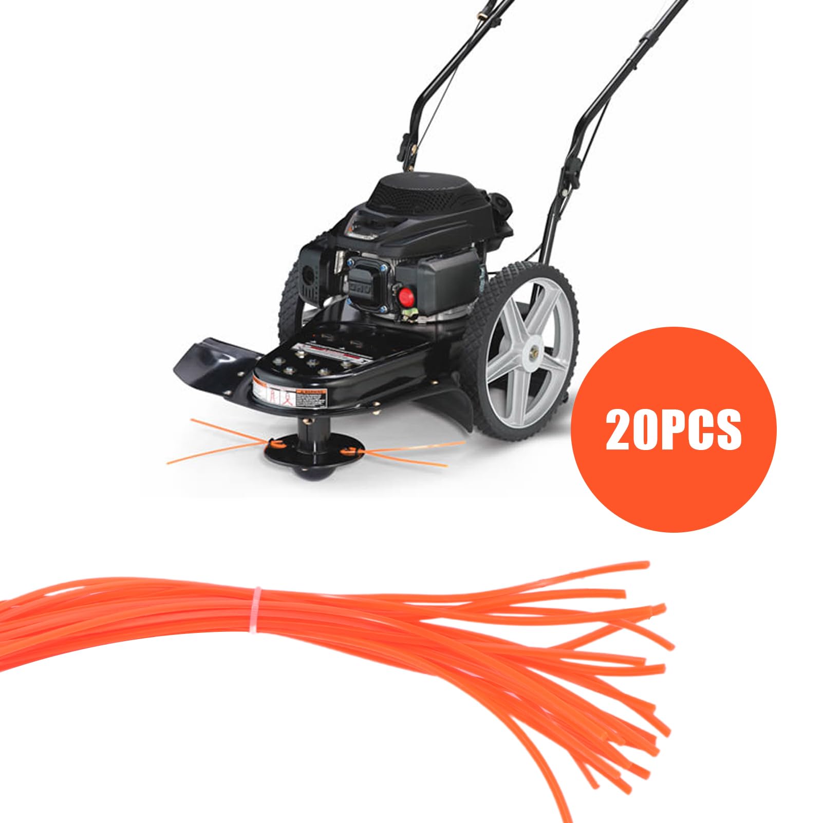 490-040-C035 Replaces 731-10080 and 734-0112 Trimmer Lines,Compatible with Cub Cadet and Remington Walk-Behind Wheeled String Trimers. Includes 20 pre-cut .155 in. dia. x 18.5 in. long trim lines.