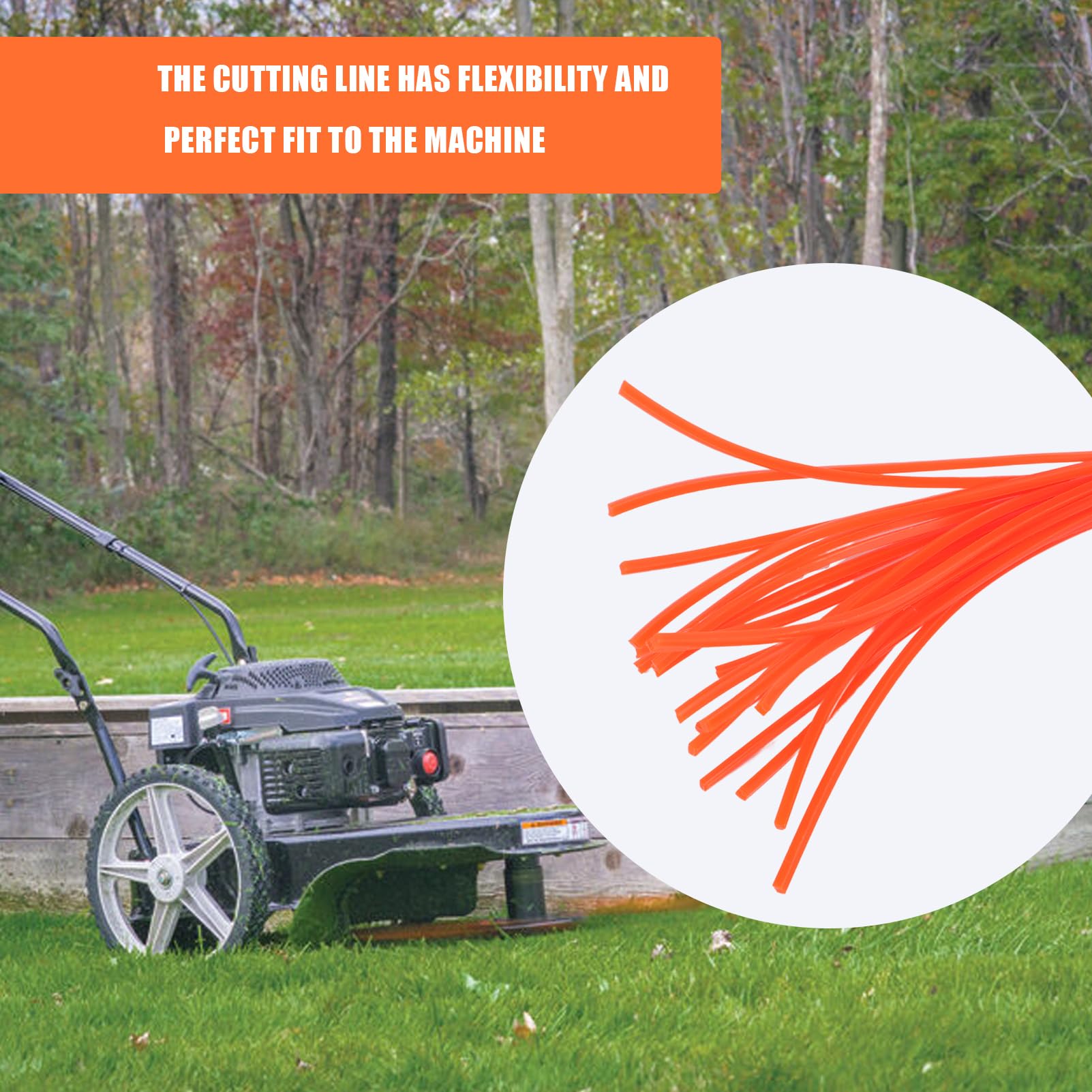 490-040-C035 Replaces 731-10080 and 734-0112 Trimmer Lines,Compatible with Cub Cadet and Remington Walk-Behind Wheeled String Trimers. Includes 20 pre-cut .155 in. dia. x 18.5 in. long trim lines.