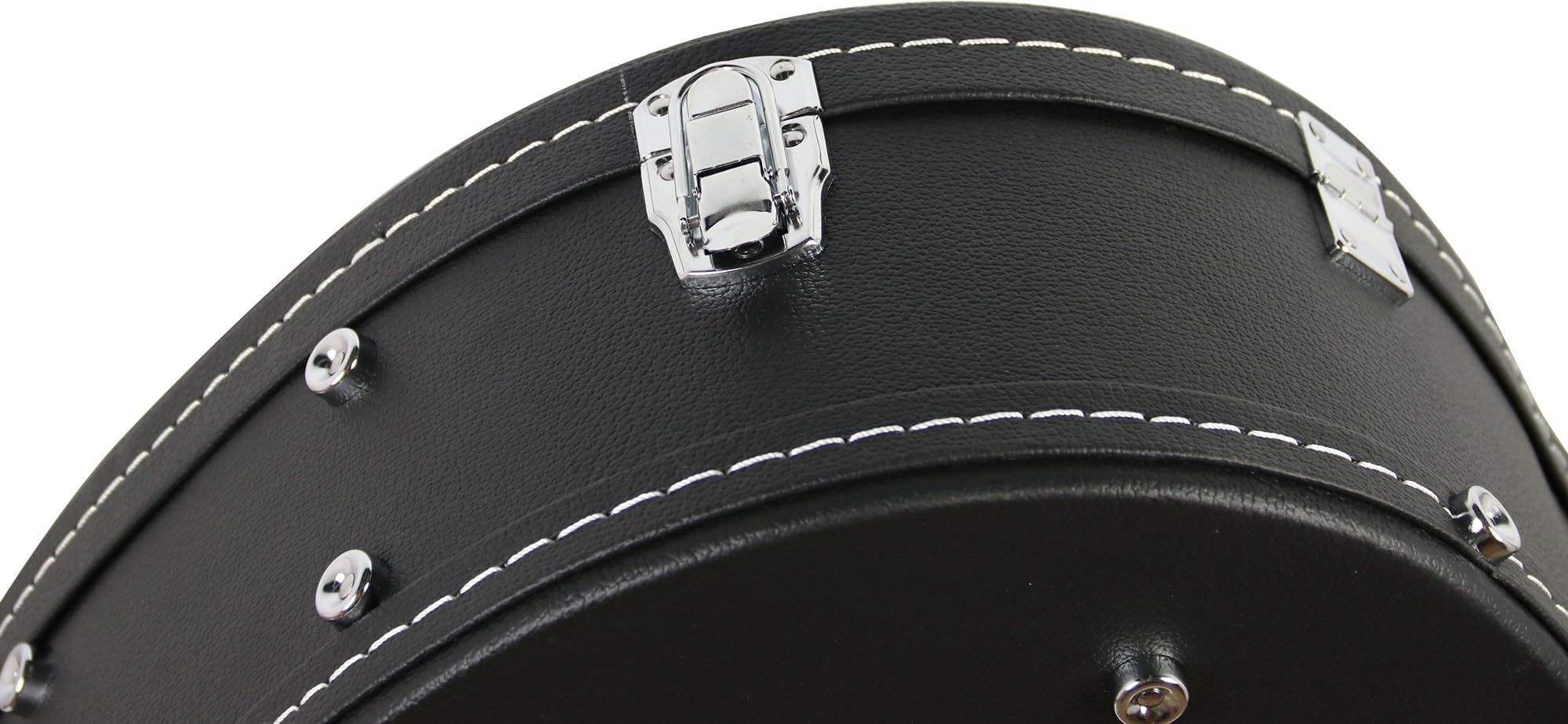 Gearlux Dreadnought Acoustic Guitar Hardshell Case with Accessory Compartment - Black