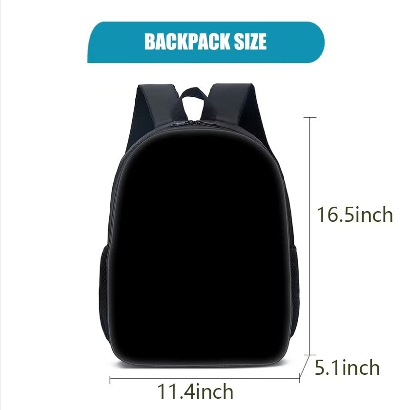 Backpack 16" Game 3D Printed Laptop Bag with Pencil Case Sports Bag for Youth-3