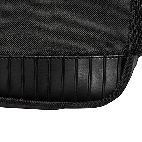 MARVEL COMICS CLASSIC DEADPOOL BACKPACK - MARVEL BLACK DEADPOOL 18 INCH AIR MESH PADDED BAG (Deadpool Logo Spray 2)