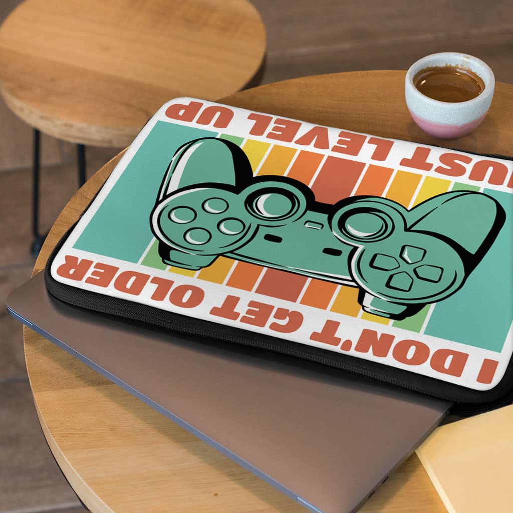 I Just Level Up Mac Book Air 14" Sleeve - Gaming Laptop Sleeve - Gamepad Mac Book Sleeve