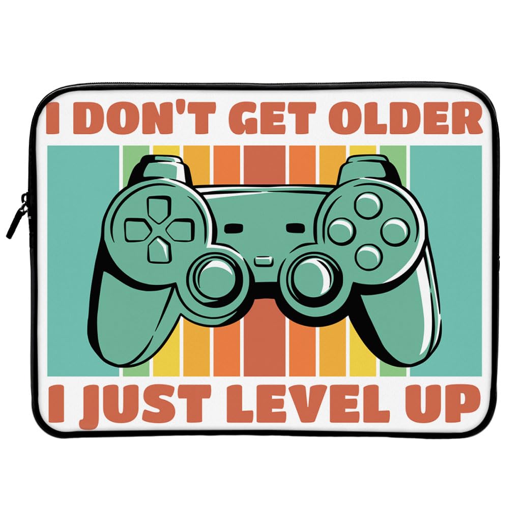 I Just Level Up Mac Book Air 14" Sleeve - Gaming Laptop Sleeve - Gamepad Mac Book Sleeve