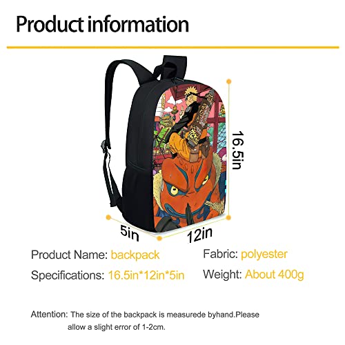 3D Printing Cartoon Backpack Traveling Multipurpose Anime Backpack With Adjustable Straps -04