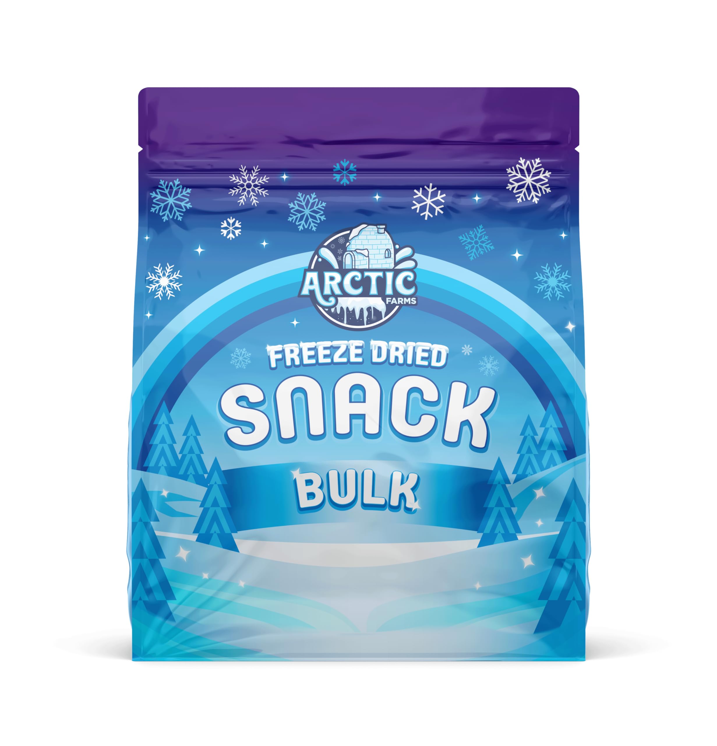 Arctic Farms Freeze Dried Ice Cream Bits Bulk - Does Not Melt (Vanilla) (1lb)