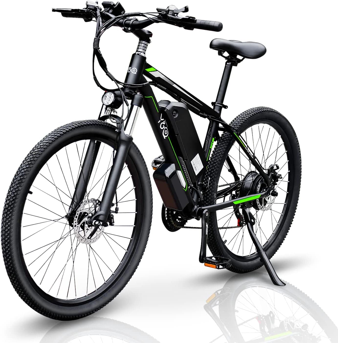 Y&Q Electric Bike for Adults, 750W Ebike, 27.5'' Electric Mountain Bike, 32MPH 48V 13AH Battery Electric Bicycle, LCD Display, Shimano 7, Phone Mount with USB Port for Mountain Beach Snow Commute