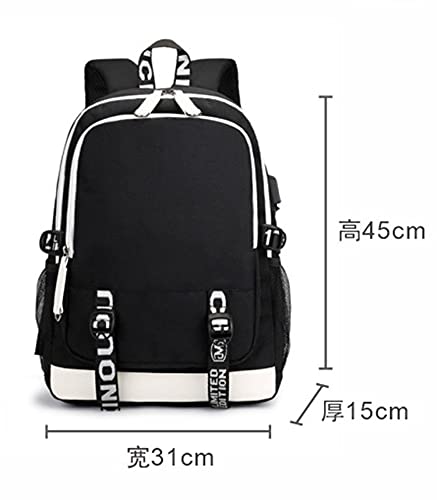 TTBRAND Joyee Hot Game Genshin Impact Cosplay Backpack with USB Charging Port for Teen. (Klee)