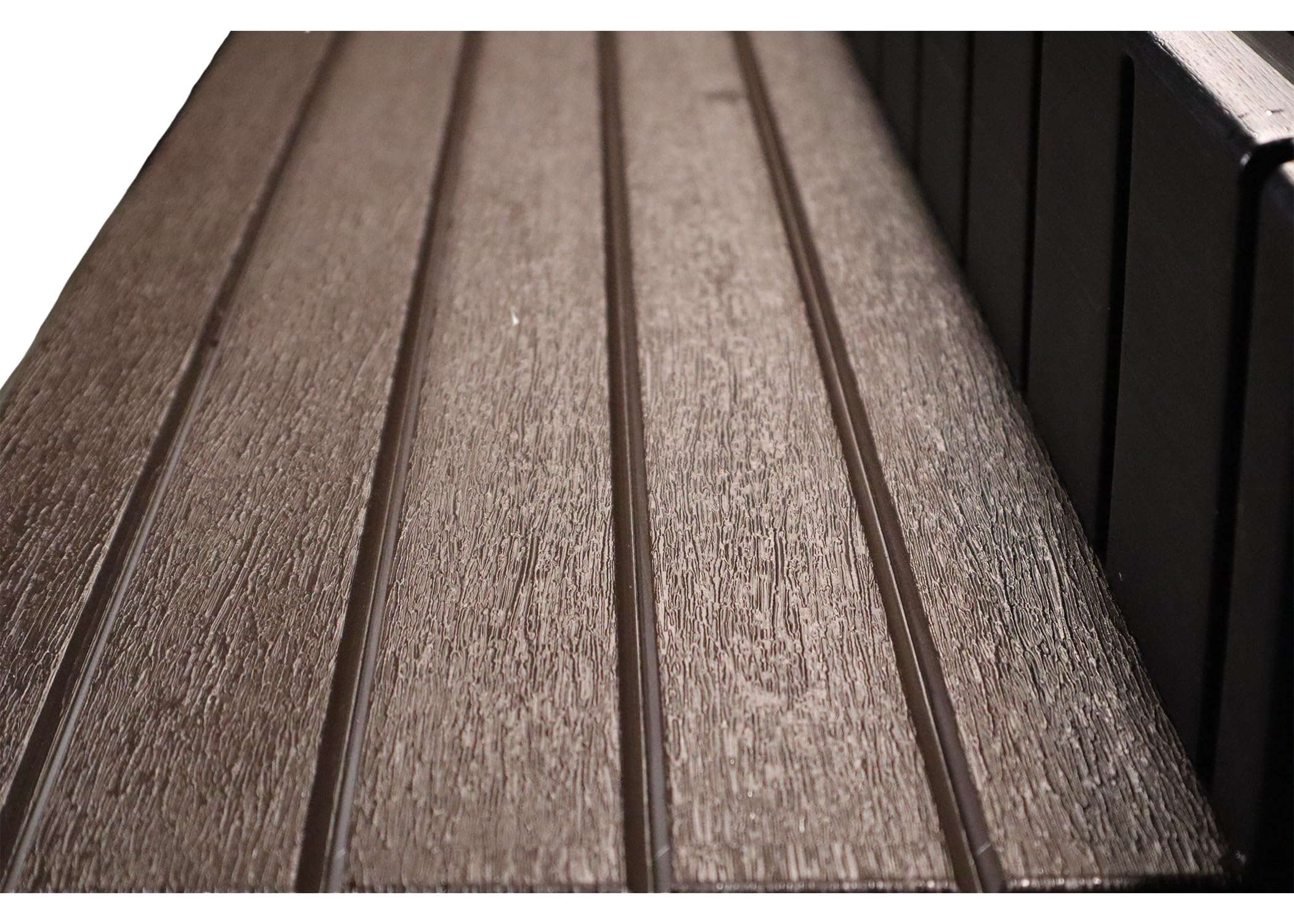 Confer Plastics Two Tier 36" Wide Deluxe Hot Tub Step. Non-Skid Spa Steps, Easy Installation, Sturdy, Long Lasting Upgrade to Your Space. Proudly Made in USA. - Espresso
