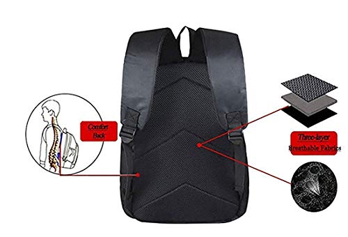 Gengx Kuromi Cute School Backpack for Girls,Kid Back to School Canvas Book Bag Casual Daypack with Front Pocket One Size