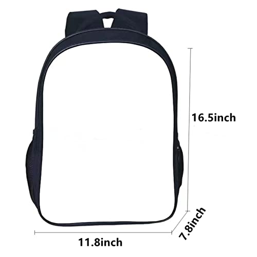Gengx Kuromi Cute School Backpack for Girls,Kid Back to School Canvas Book Bag Casual Daypack with Front Pocket One Size