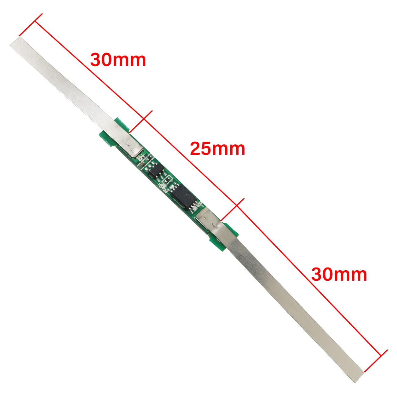 FMHXG 12PCS 2A BMS Protection Board for 1S 3.7V 18650 Li-ion Lithium Battery Cell Kit, DW01+8205