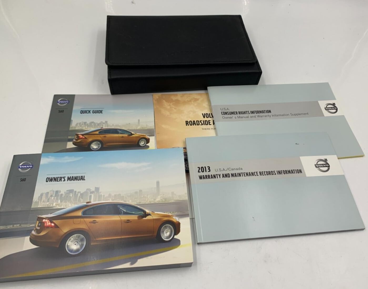 2013 Volvo S60 Owners Manual Set with Case OEM H01B29027