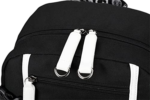 KBIKO-zxl Boys Girls Ghostbusters School Backpack Wear Resistant Bookbag with USB Charging Port Outdoor Travel Knapsack