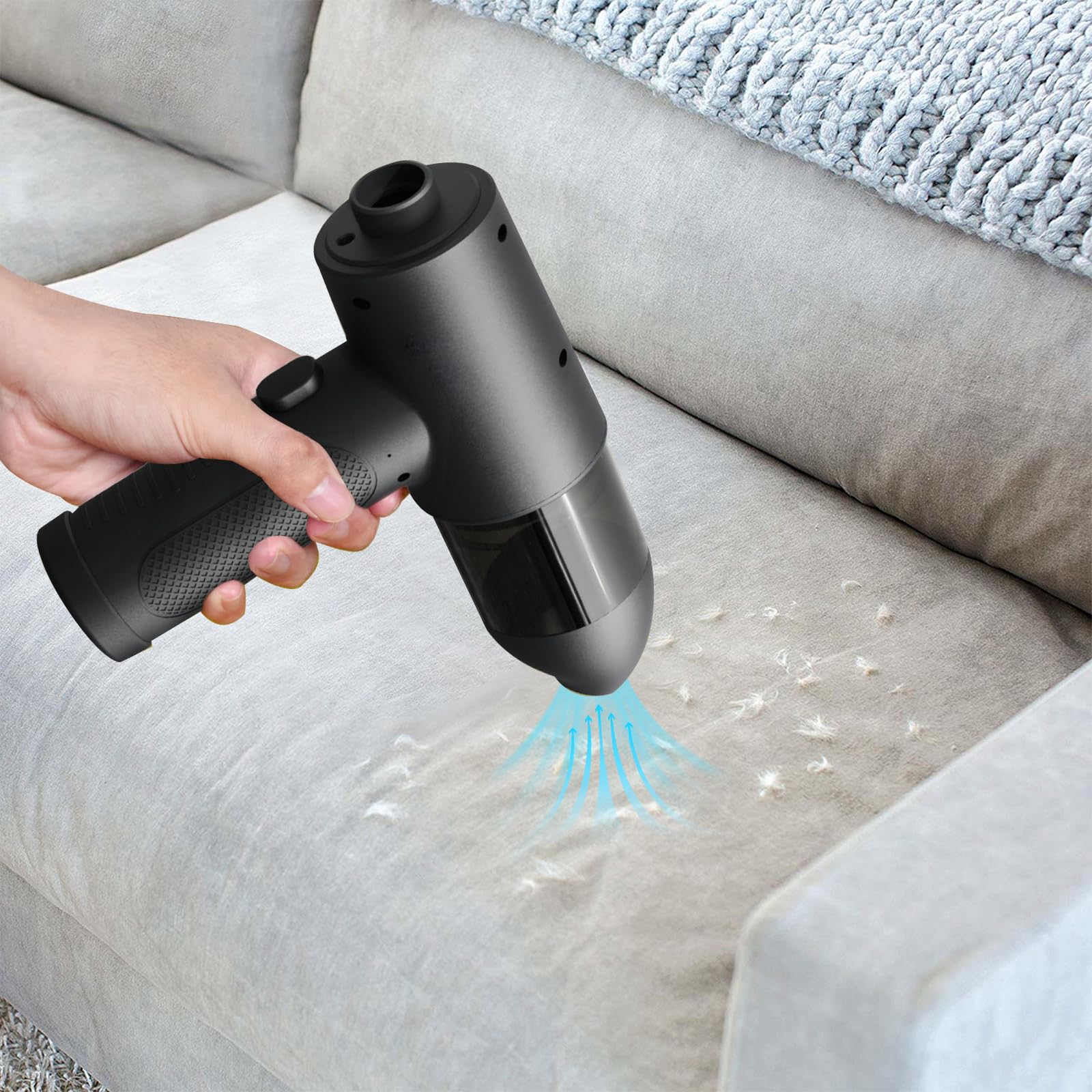 Compressed Air Duster-Vacuum Keyboard Cleaner-Air Blower 3-in-1-100000RPM-Electric Air Dusters-Replace Compressed Air Cans for PC,Computer Keyboard,Car Dusterpc Cleaning