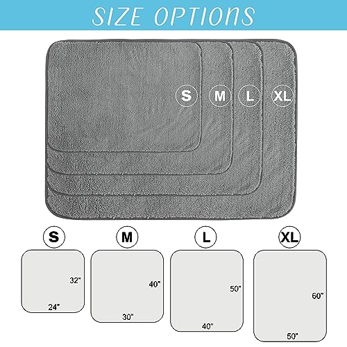 NICETOWN Dog Blanket for Small Medium Dogs Pet Day, Sherpa Soft Warm Pet Fleece Throw for Indoor Cats, Soft Blanket Furniture Protector Sofa Couch Bed Crate for Pet Lovers, Light Grey, 24x32