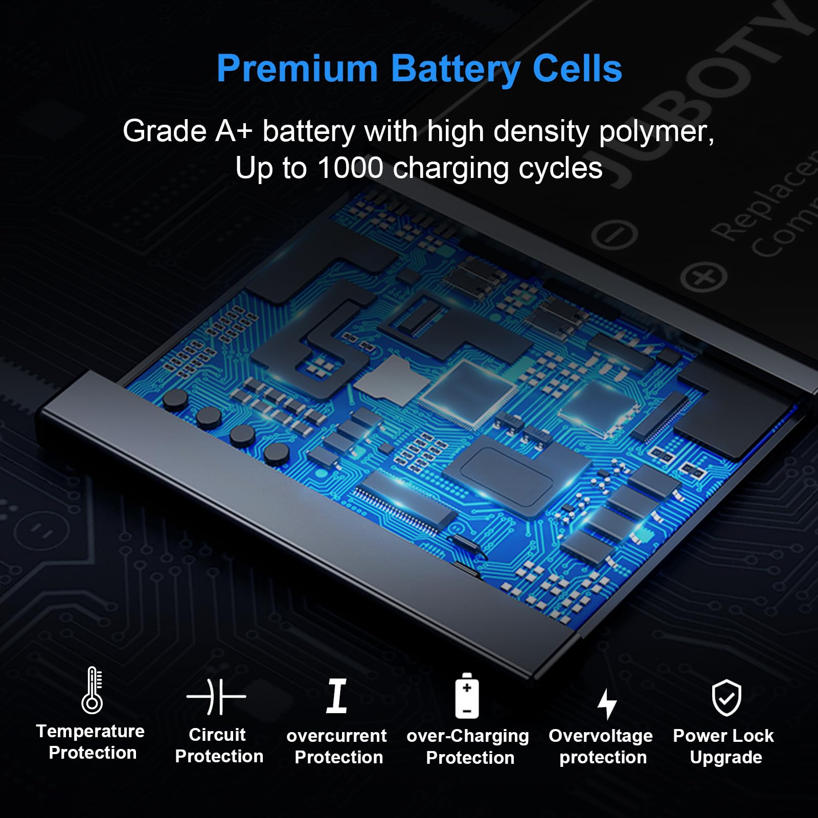 TAYUZH Battery for Game Boy Advance SP, 1000mAh Rechargeable Lithium-ion Battery for Nintendo Gameboy Advance SP GBA SP AGS-001, SAM-003
