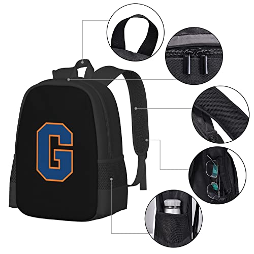 Gettysburg College Big Capacity Travel Hiking Backpack For Girls Boys, Travel Laptop Backpack
