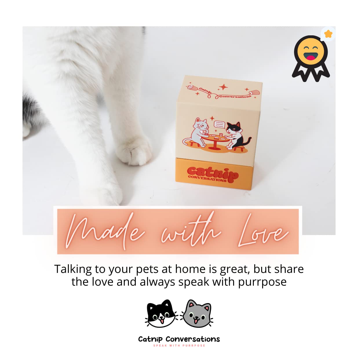 Catnip Conversations Cards - Artfully Designed to Inspire Meaningful Conversations