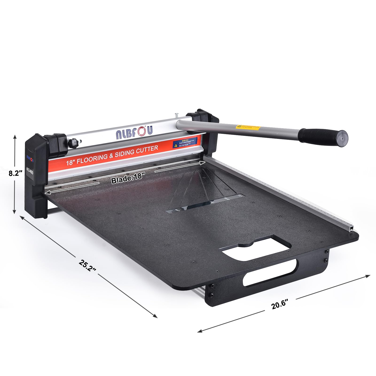 NLBFOU Flooring Cutter 18",Cuts Vinyl Plank,Laminate,Siding,Rubber Floor,VCT,LVT,SPC,PVC,LVP,WPC and more