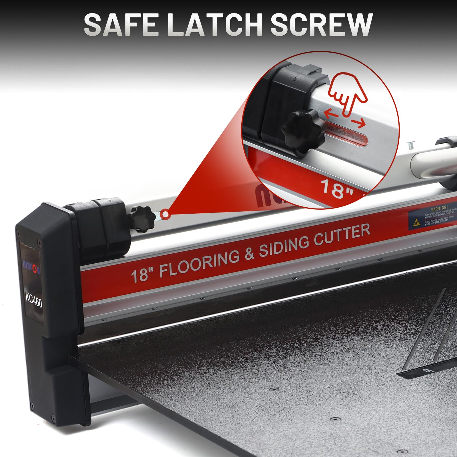 NLBFOU Flooring Cutter 18",Cuts Vinyl Plank,Laminate,Siding,Rubber Floor,VCT,LVT,SPC,PVC,LVP,WPC and more