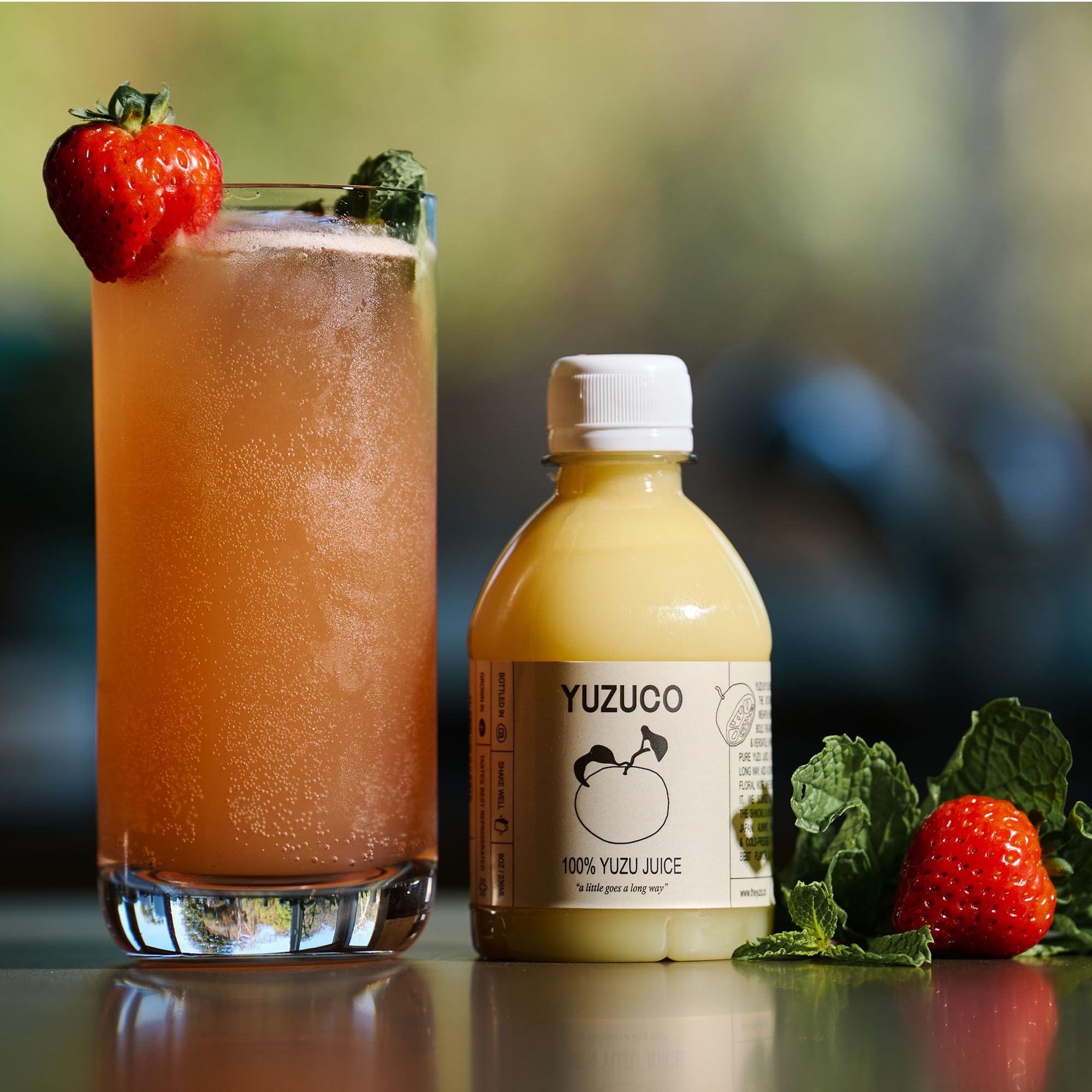 YUZUCO - 100% Cold-Pressed Juice - 8oz Premium Yuzu Juice from Japan - Bottled in California