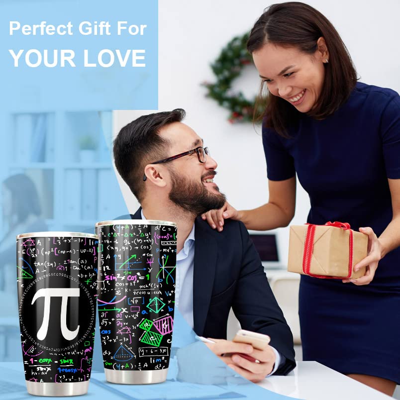 CHICKOR Math Teacher Gift - Male Teacher Appreciation Gifts - Funny Math Teacher Tumbler 20 Oz For Men - Math Mug - Unique Gifts Ideas For New Teachers, Women, Math Lovers, Assistant From Student