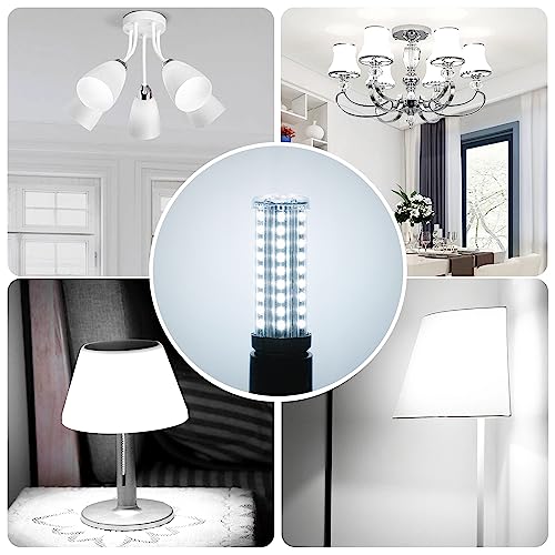 LED Light Bulb 100W Equivalent 1200 Lumen 6500K Warm White 12W LED Corn E26 Light Bulb Base Non-dimmable Ceiling Fan Corn Lighting for Home, Garage, Indoor High Brightness (Daylight White)