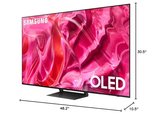 SAMSUNG QN55S90CA 55 Inch OLED 4K Smart TV Cord Cutting Bundle with DIRECTV Stream Device Quad-Core 4K Android TV Wireless Streaming Media Player (2023 Model)