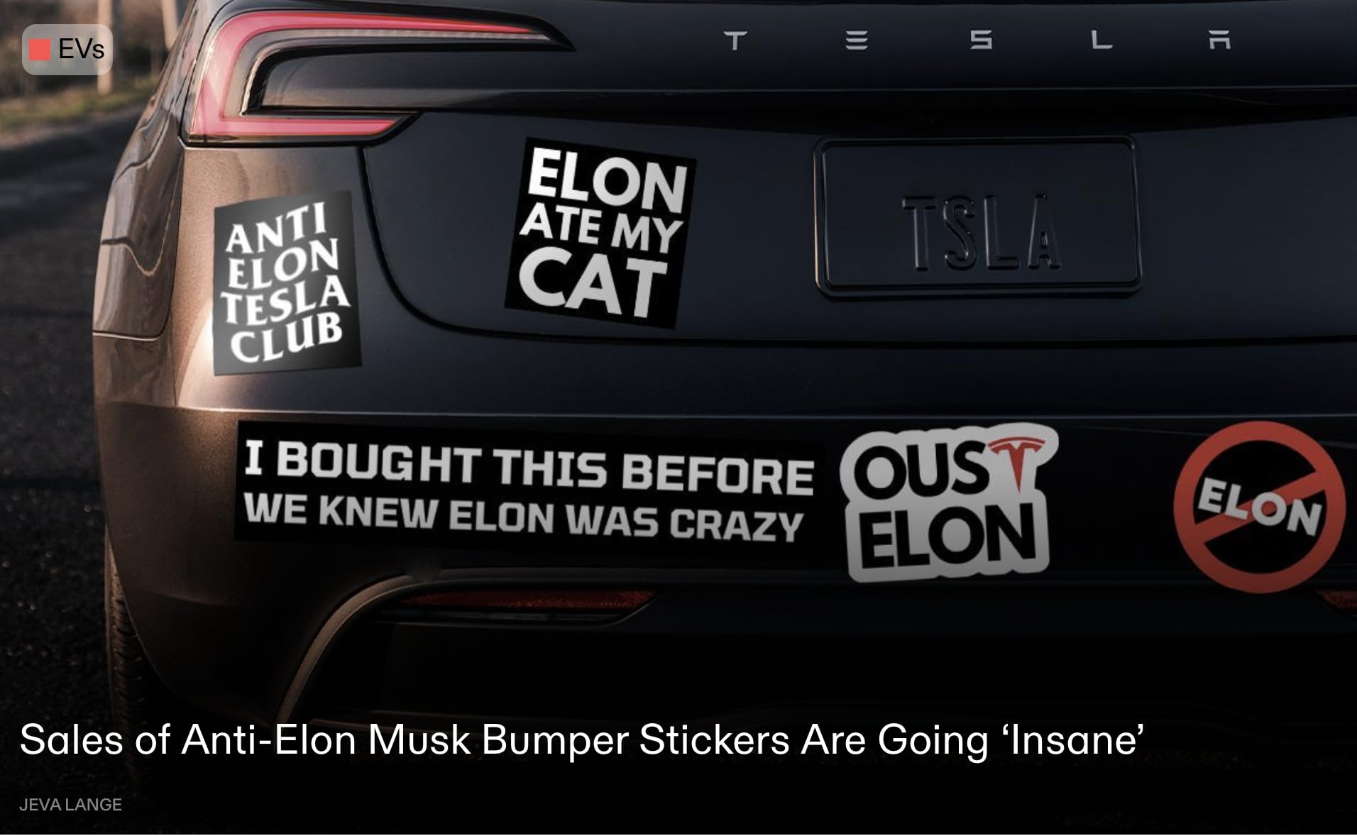 Tesla Bumper Sticker - I Bought This Before We Knew Elon was Crazy! Original Viral Sticker Tesla Owner Regret Decal Accessories Elon Musk - Funny Bumper Sticker Elon Regret! Model X Y 3 S Vinyl